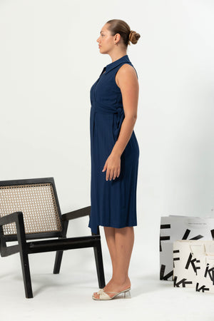 The Tailored Wrap Sheath Dress